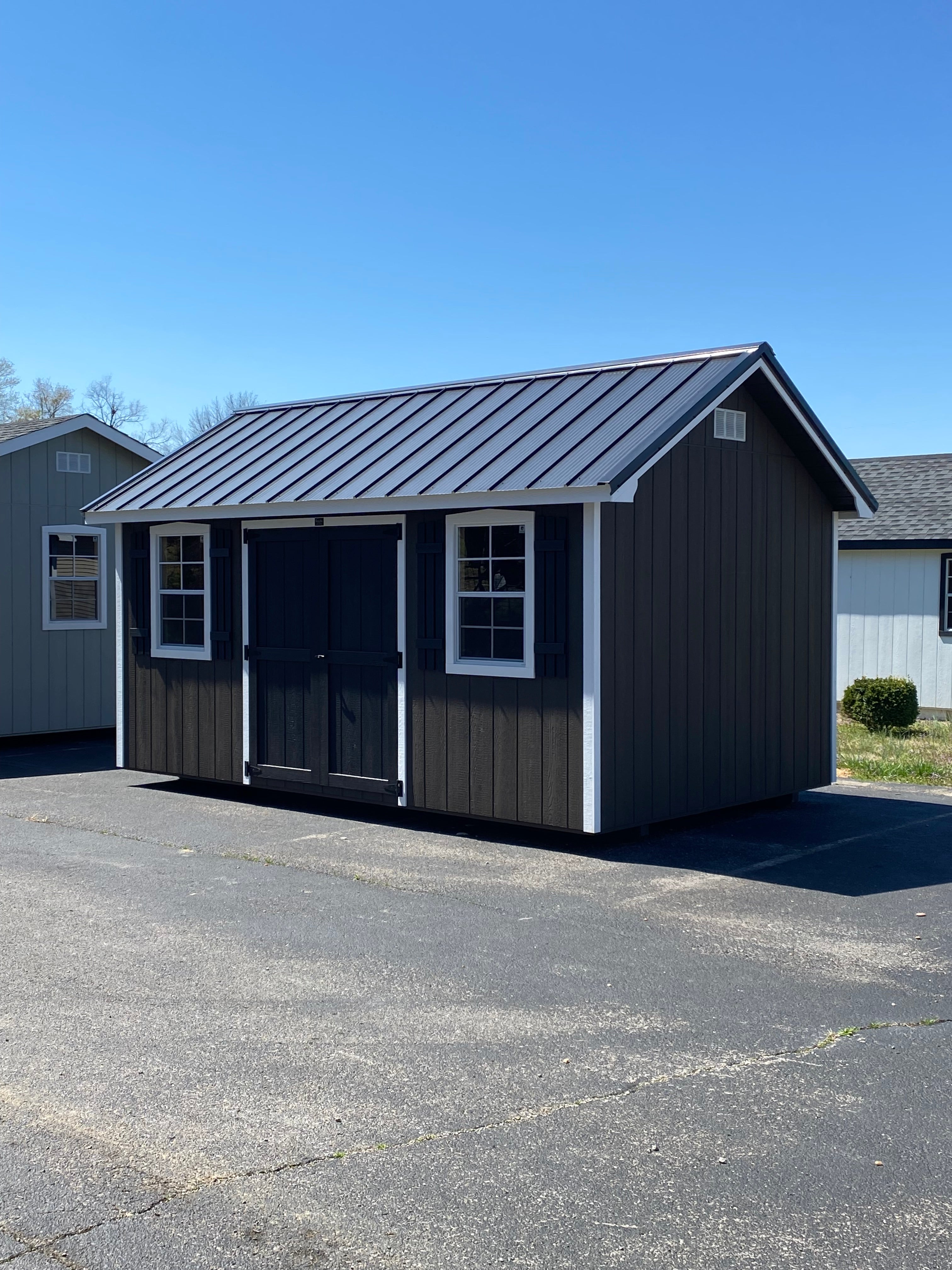 10x16 Garden A-Frame Lancaster Shed – AmishCo
